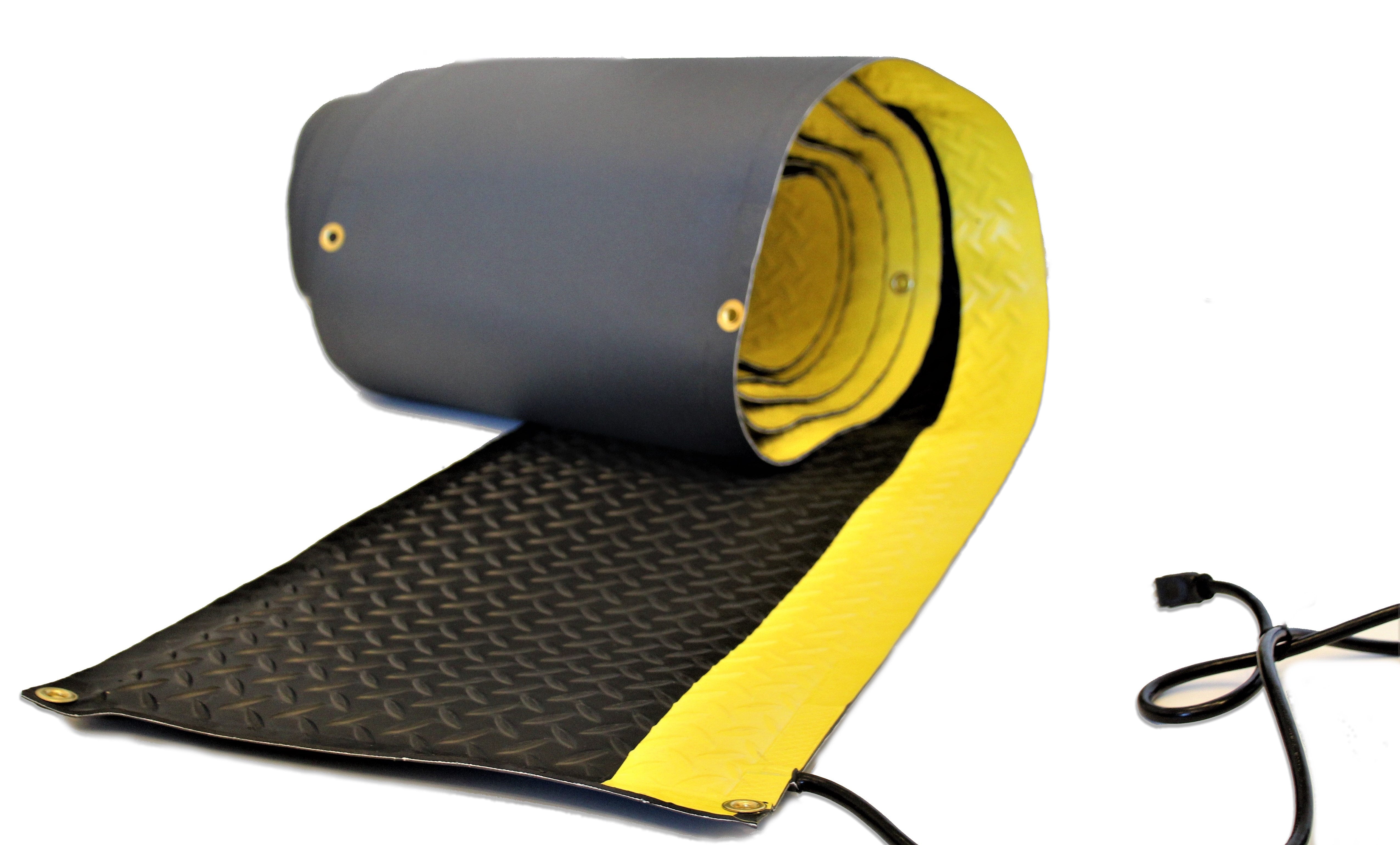 Heated Snow Melting Mat Diamond Texture | Roof Heating Systems